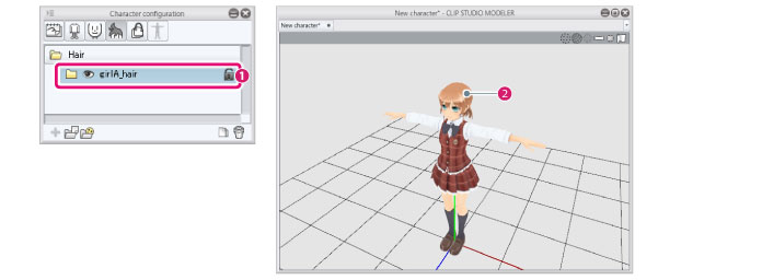 CLIP STUDIO MODELER Instruction Manual - Hair
