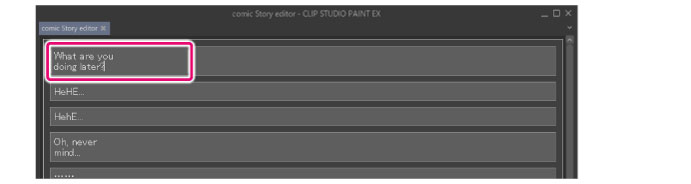 CLIP STUDIO PAINT Instruction manual - New text