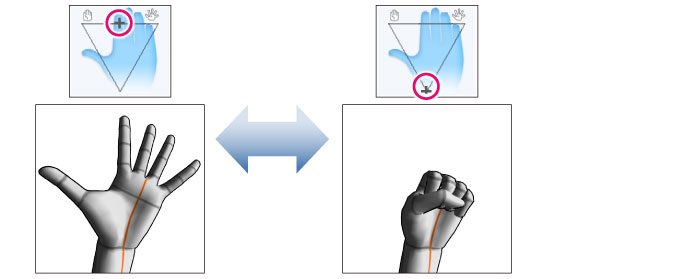 CLIP STUDIO PAINT Instruction manual - Deciding the Hand Pose
